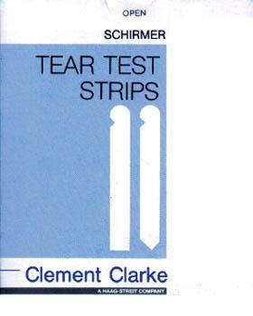 Clement Clarke Schirmer / Tear Test Strips