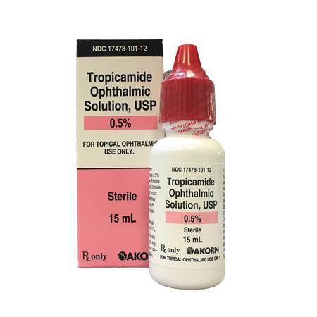 Tropicamide - 0.5% by Akorn 15 mL