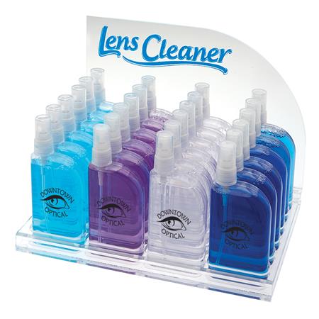 Custom Clean Lens Cleaner Countertop Display