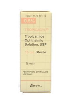 Tropicamide 0.5% 15ML (Akorn)